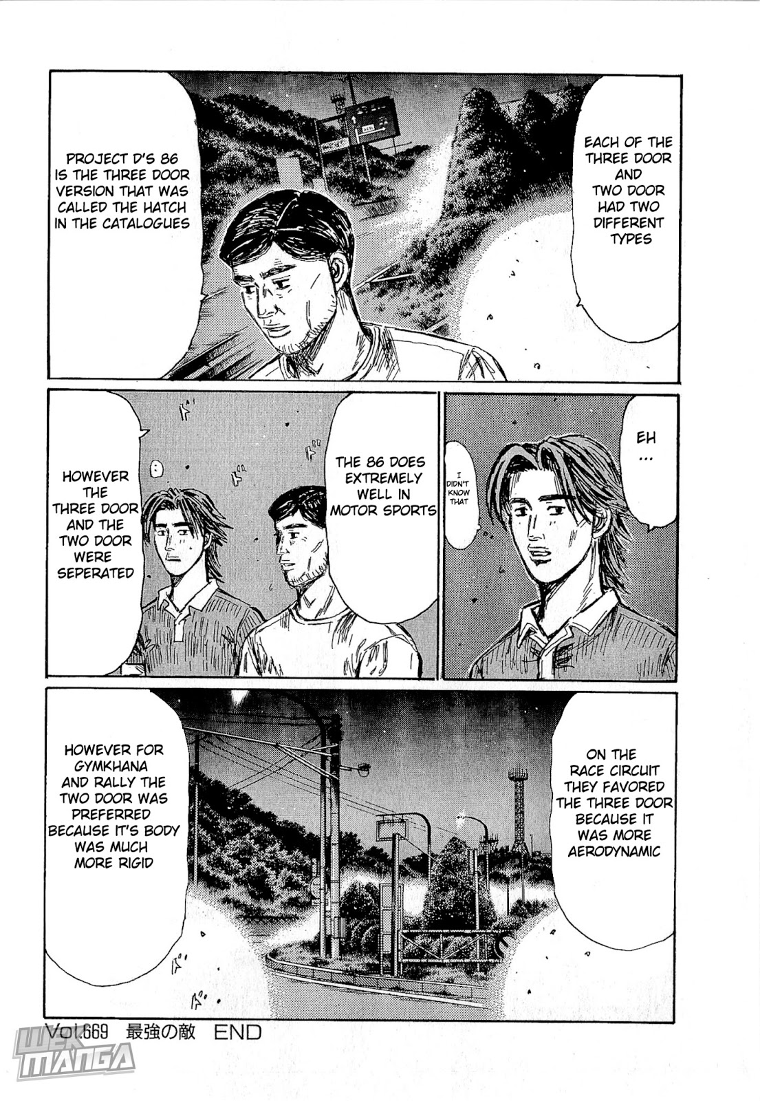 WEK MANGA: Initial D: Vol. 46 - Chapter 669